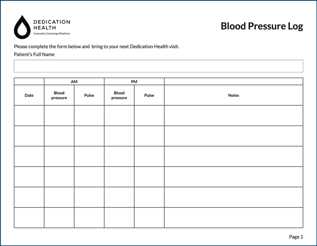 Forms - Dedication Health | Concierge Medicine Chicago