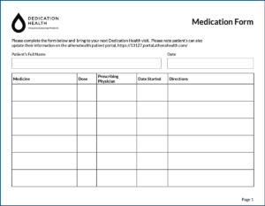 Forms - Dedication Health | Concierge Medicine Chicago
