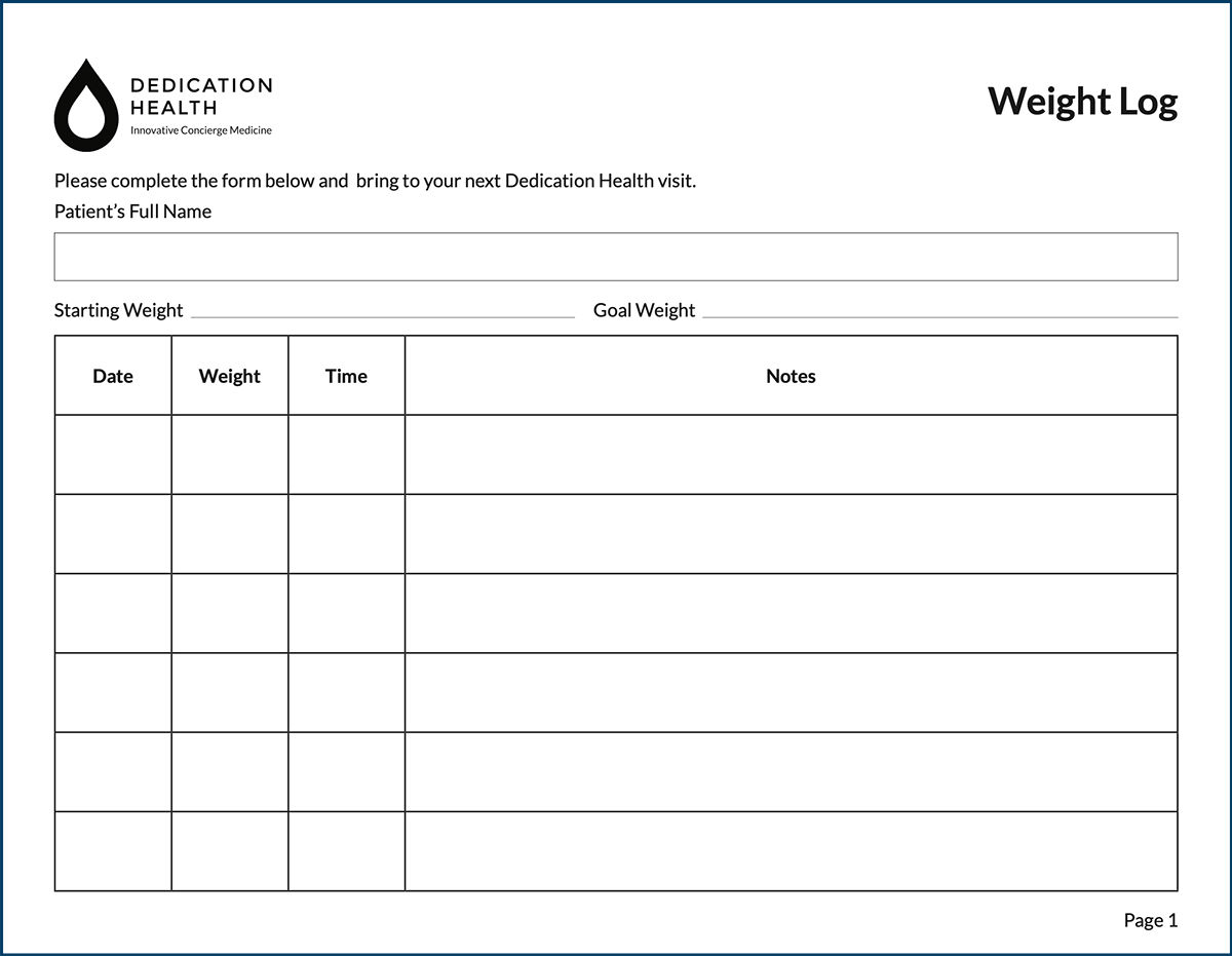 Forms - Dedication Health | Concierge Medicine Chicago